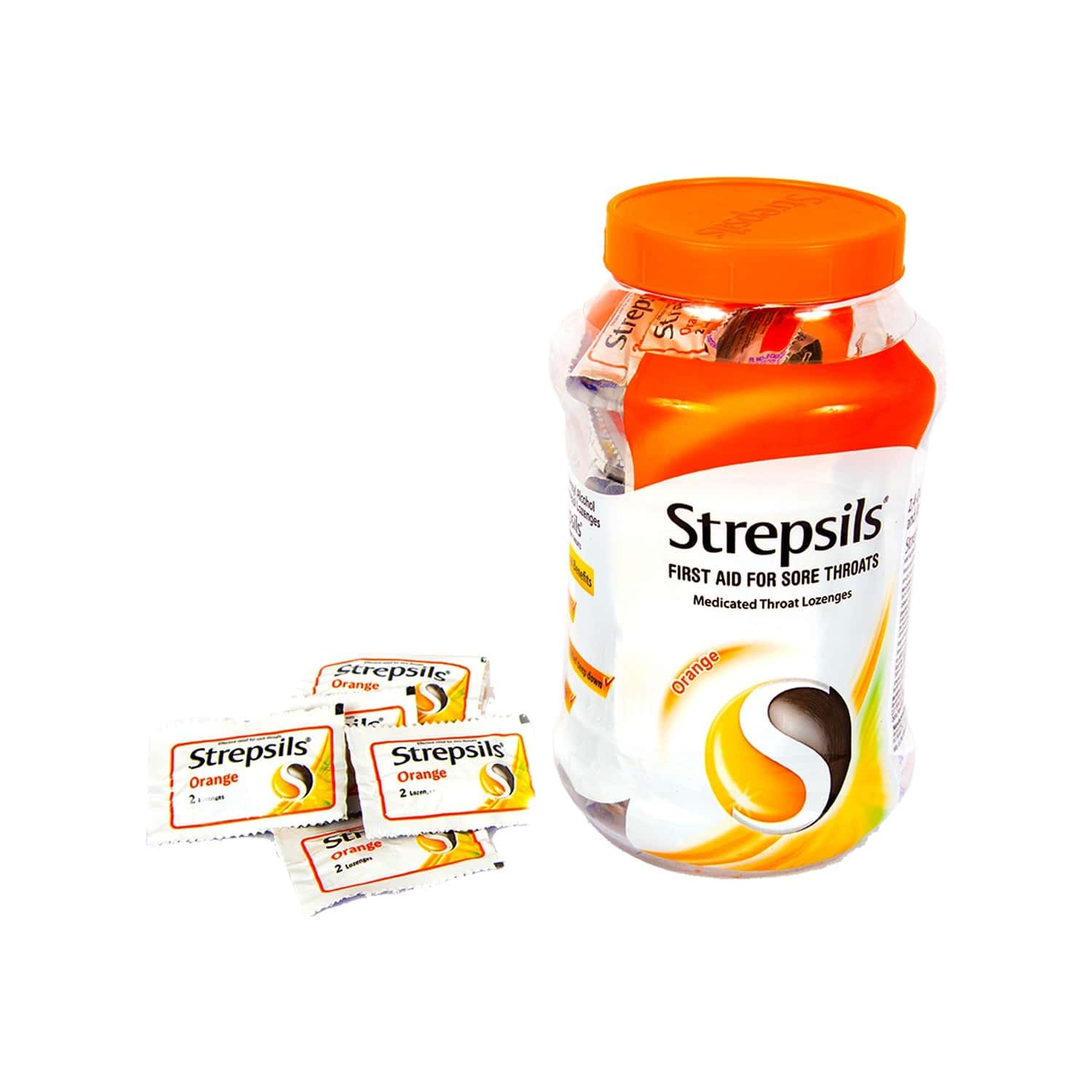 Buy Strepsils Medicated Orange Lozenges Jar Of 200 Online & Get Upto 60 ...