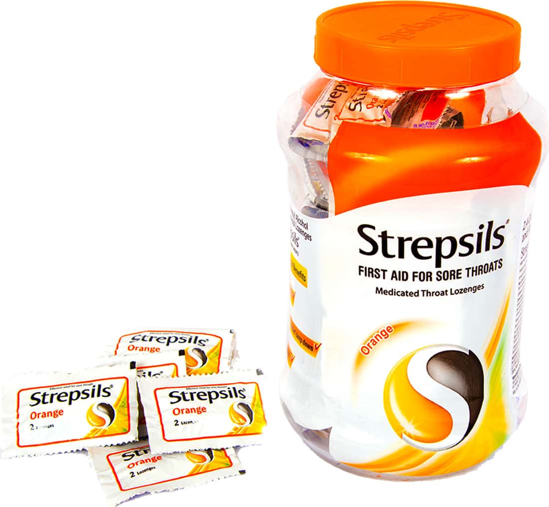 Buy STREPSILS MEDICATED ORANGE LOZENGES JAR OF 200 Online & Get Upto 60 ...