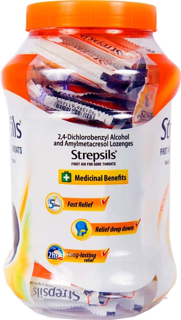 Buy STREPSILS MEDICATED ORANGE LOZENGES JAR OF 200 Online & Get Upto 60 ...