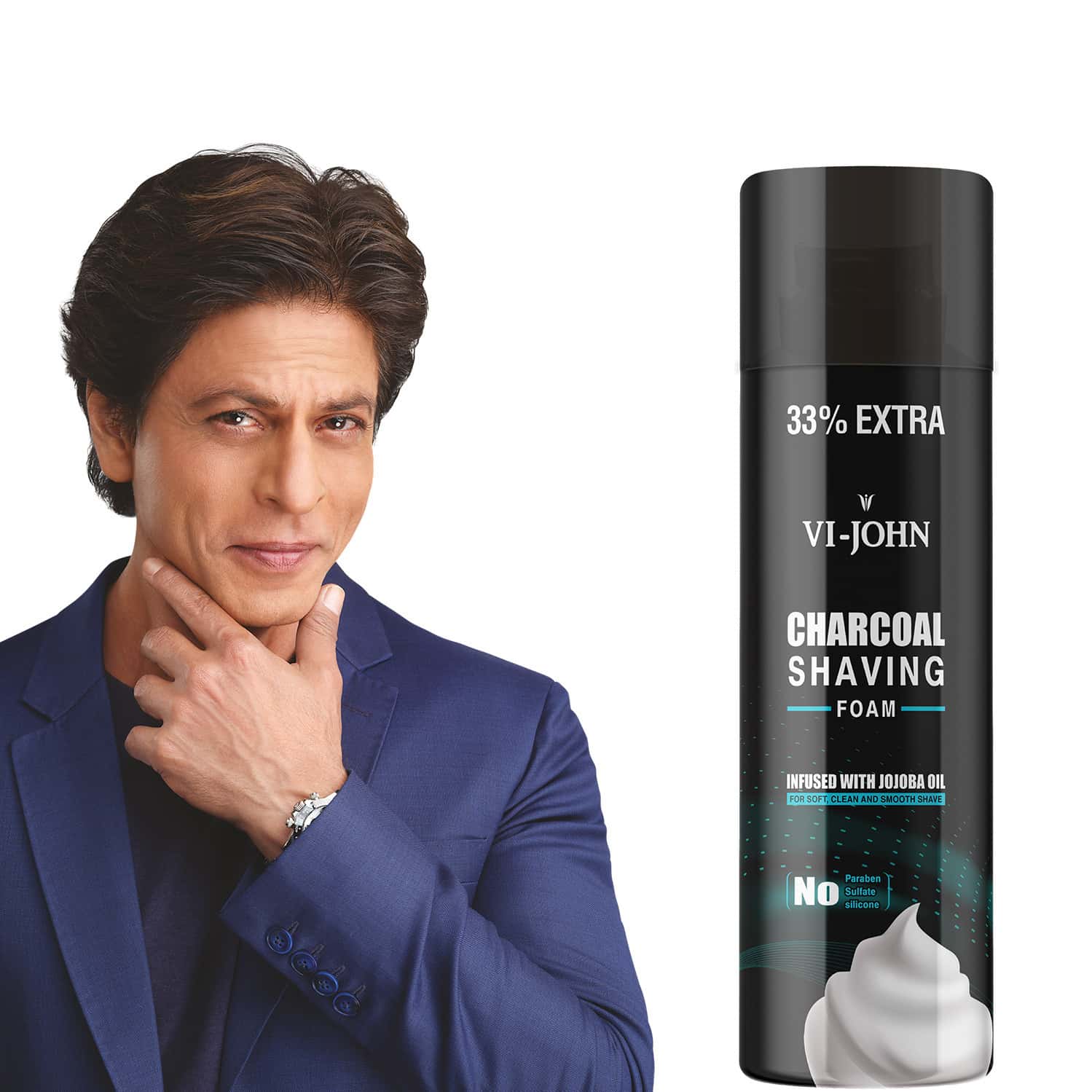 Buy VI-JOHN CHARCOAL SHAVING FOAM 300ML & MASTER STOKE ULTRA PRO 5 ...
