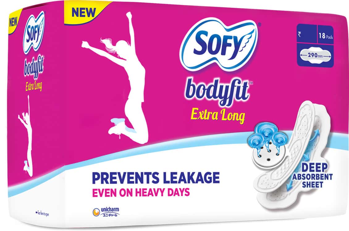 Buy SOFY BODYFIT EXTRA LONG SANITARY PADS - 18 PADS Online & Get Upto ...