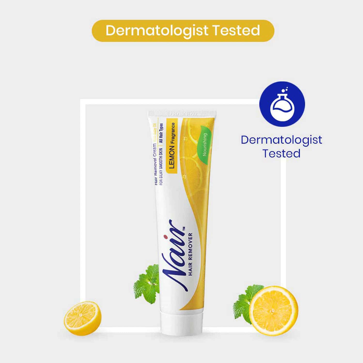 Buy NAIR HAIR REMOVER CREAM - LEMON FRAGRANCE - 110G Online & Get Upto ...