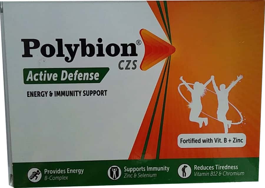 Buy POLYBION CZS ACTIVE DEFENSE STRIP OF 30 TABLETS Online & Get Upto ...