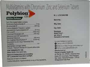 Buy POLYBION CZS STRIP OF 30 TABLETS Online & Get Upto 60% OFF at PharmEasy