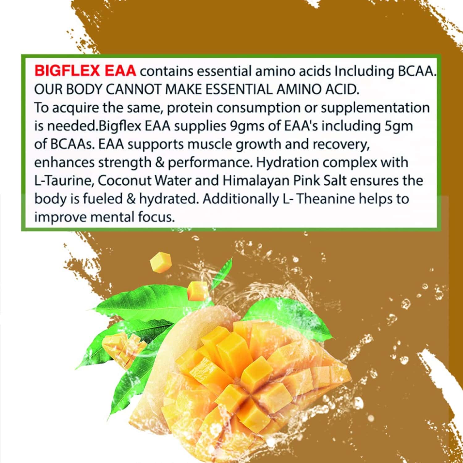 Buy BIGFLEX EAA GREEN MANGO (450 GM) Online & Get Upto 60% OFF at PharmEasy