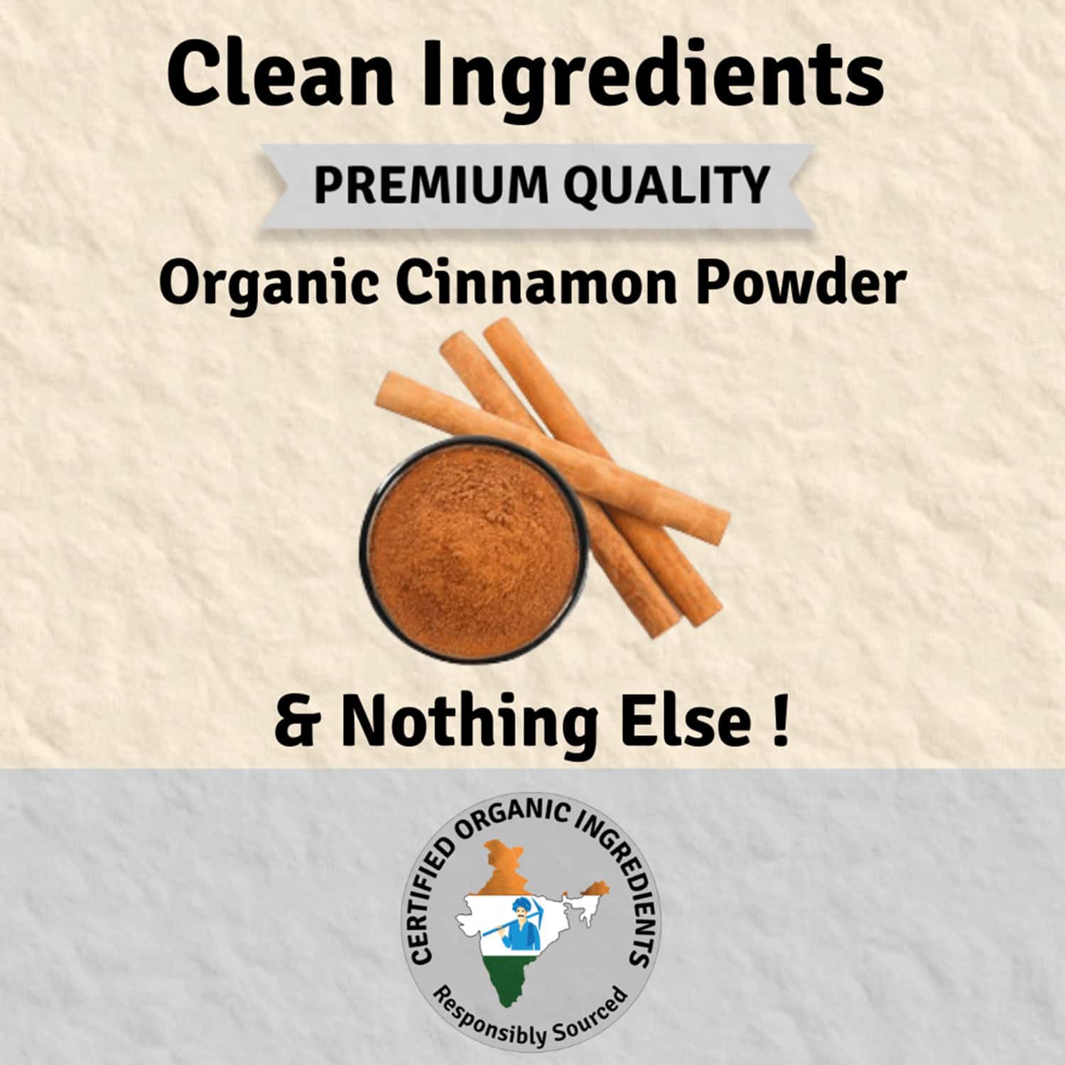 Buy JUS AMAZIN ORGANIC CINNAMON POWDER (200G) CLEAN NUTRITION SUPERFOOD ...