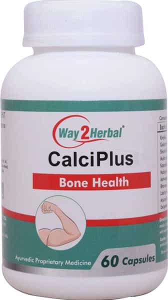 Buy WAY2HERBAL CALCI PLUS BONE HEALTH 675MG - 60 CAPSULES Online & Get ...