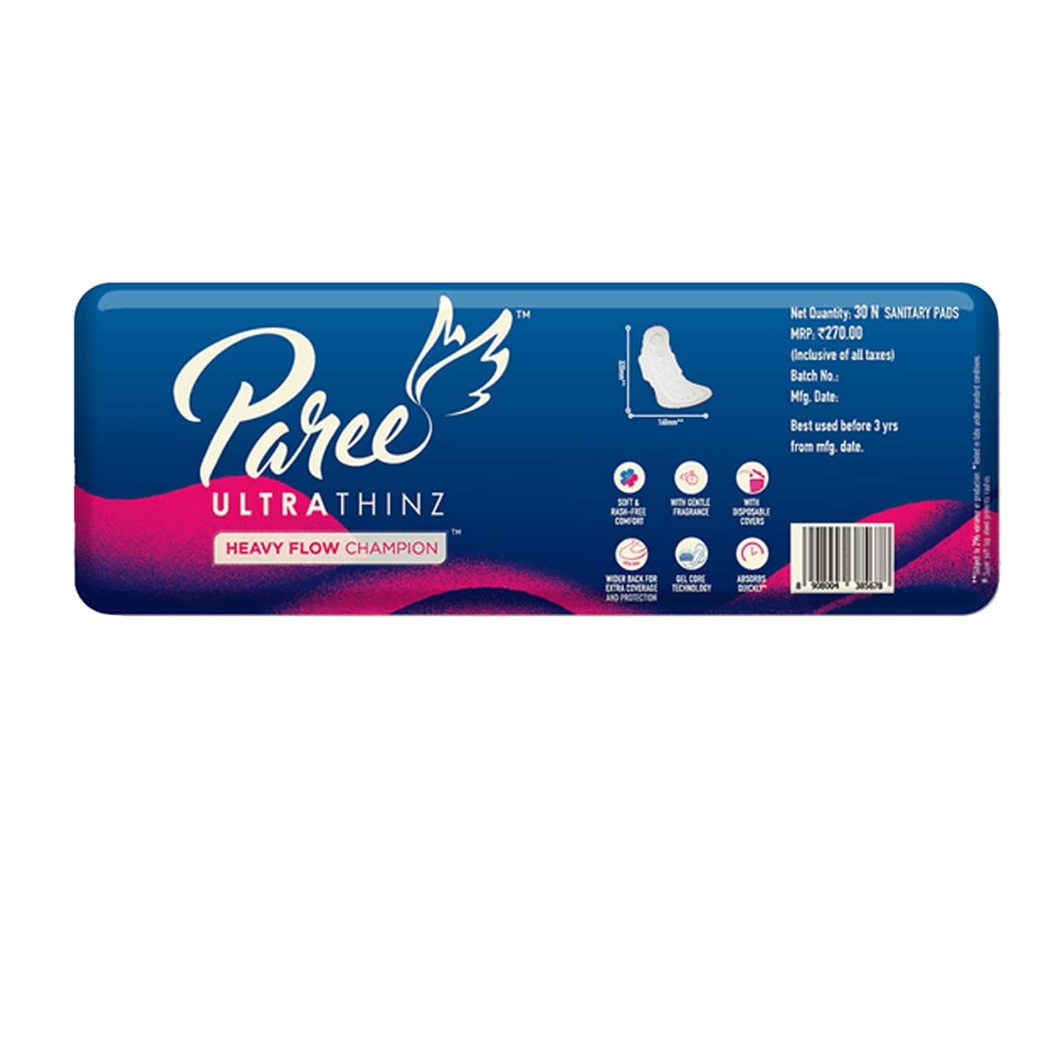 Buy PAREE ULTRA THINZ SUPER SOFT XXL PAD 30 Online & Get Upto 60% OFF ...