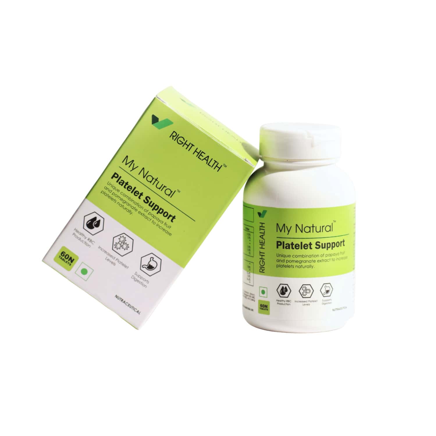 Buy MY NATURAL PLATELET SUPPORT (60 TABLETS) Online & Get Upto 60% OFF ...