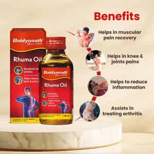 Buy BAIDYANATH RHUMA OIL 100ML | AYURVEDIC MASSAGE OIL FOR JOINT PAIN ...