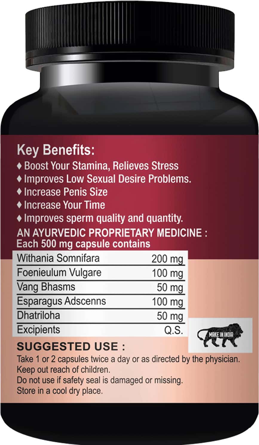 Buy SHOT BIG HERBAL CAPSULES FOR IMPROVE TIMING, POWER, CONFIDENCE (30 ...