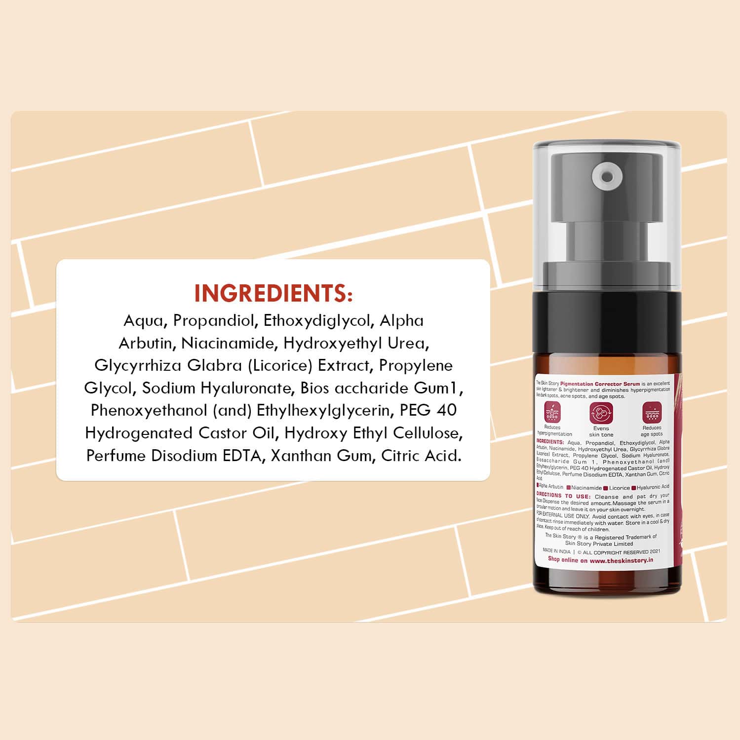 Buy THE SKIN STORY PIGMENTATION CORRECTOR SERUM, 25ML Online & Get Upto ...