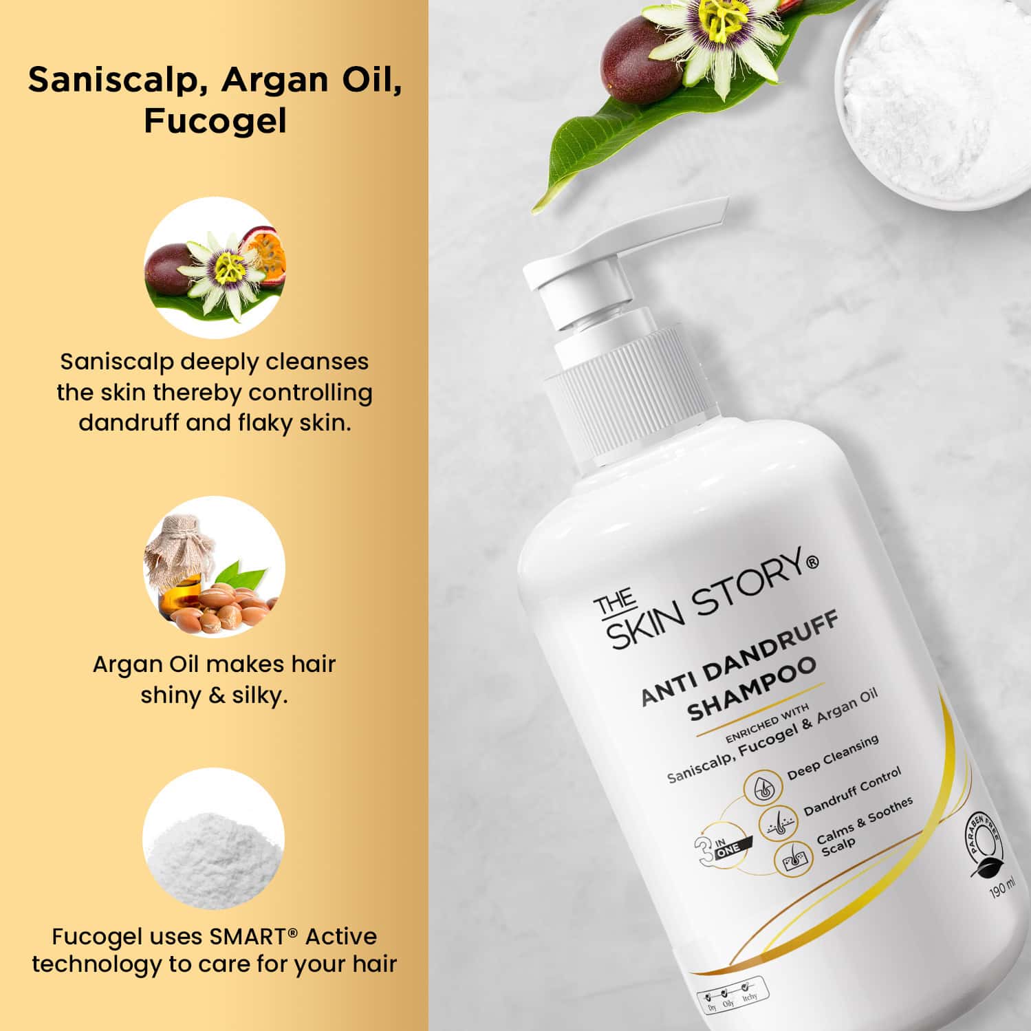 Buy THE SKIN STORY ANTI DANDRUFF SHAMPOO, 190ML Online & Get Upto 60% ...