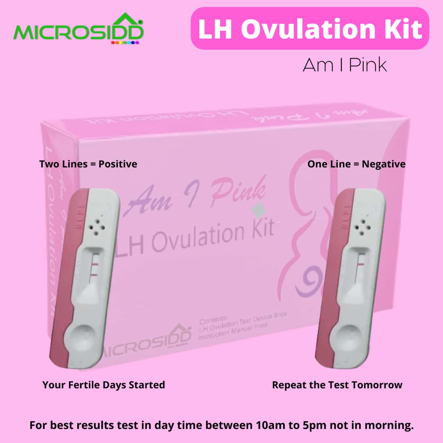 Buy MICROSIDD LH OVULATION KIT 15 TEST PACK Online & Get Upto 60% OFF ...