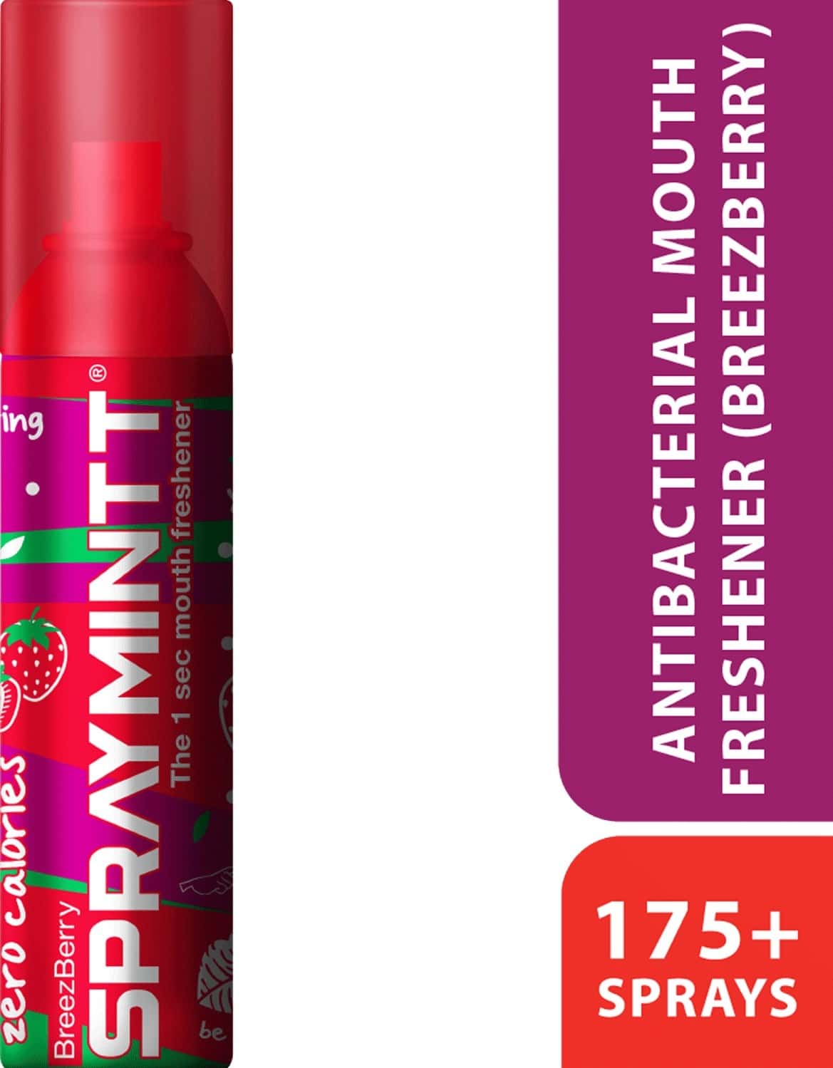 Buy SPRAYMINTT MOUTH FRESHENER BREEZBERRY FLAVOUR 15GRM Online & Get ...