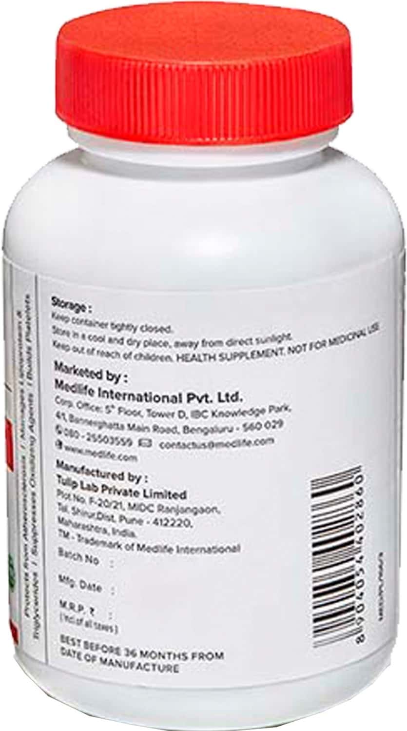 Buy MEDLIFE ESSENTIALS CARDIAFORT CAPSULE 60 Online & Get Upto 60% OFF ...