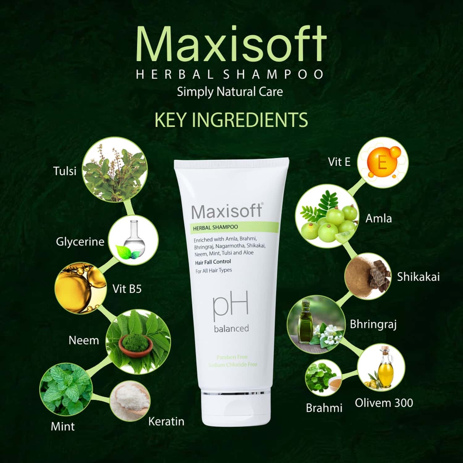 Buy MAXISOFT HERBAL SHAMPOO (100 ML - PACK OF 2) Online & Get Upto 60% ...