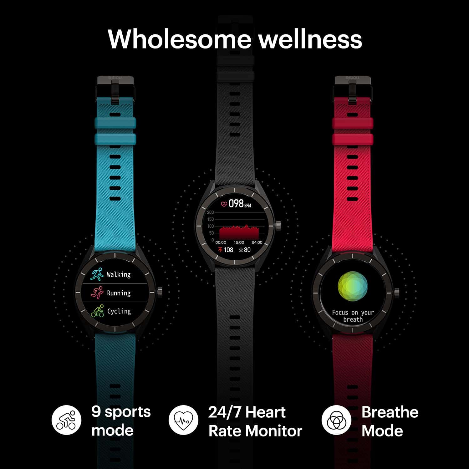 Buy NOISE NOISEFIT ENDURE SMARTWATCH (TEAL GREEN) Online & Get Upto 60% ...