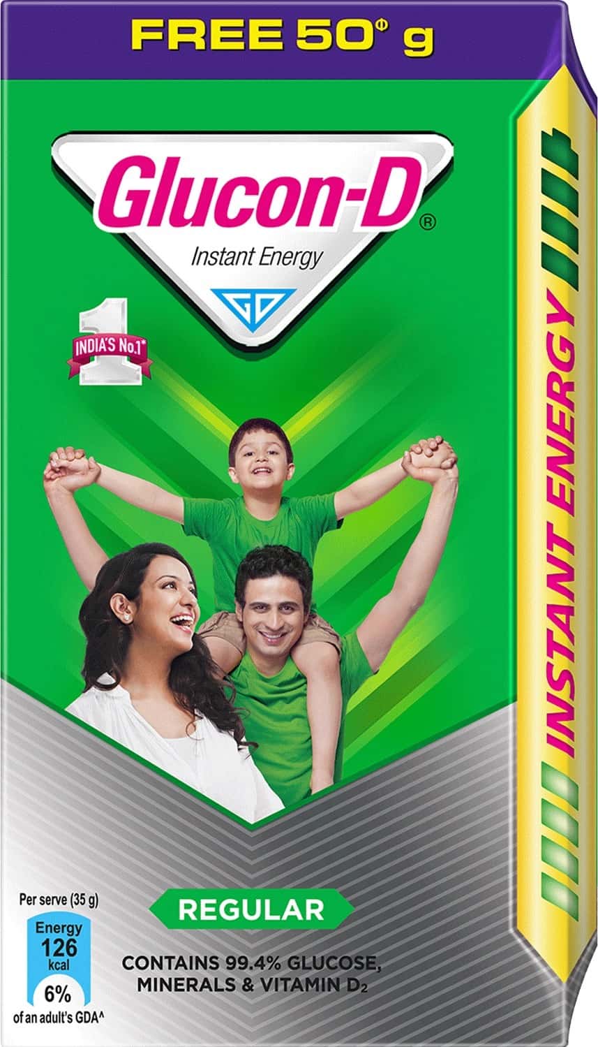 Buy GLUCON-D INSTANT ENERGY HEALTH DRINK TANGY ORANGE - 200GM REFILL ...