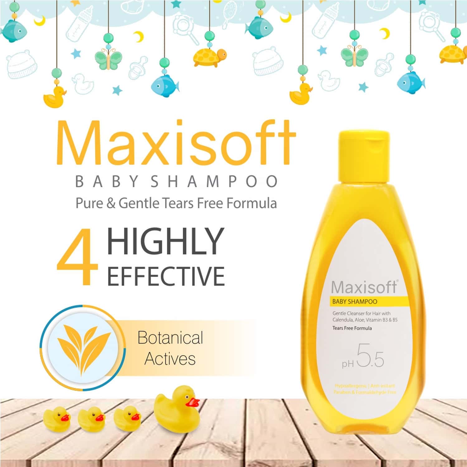 Buy MAXISOFT BABY SHAMPOO 100 ML | CALENDULA | PARABEN & SULPHATE FREE ...