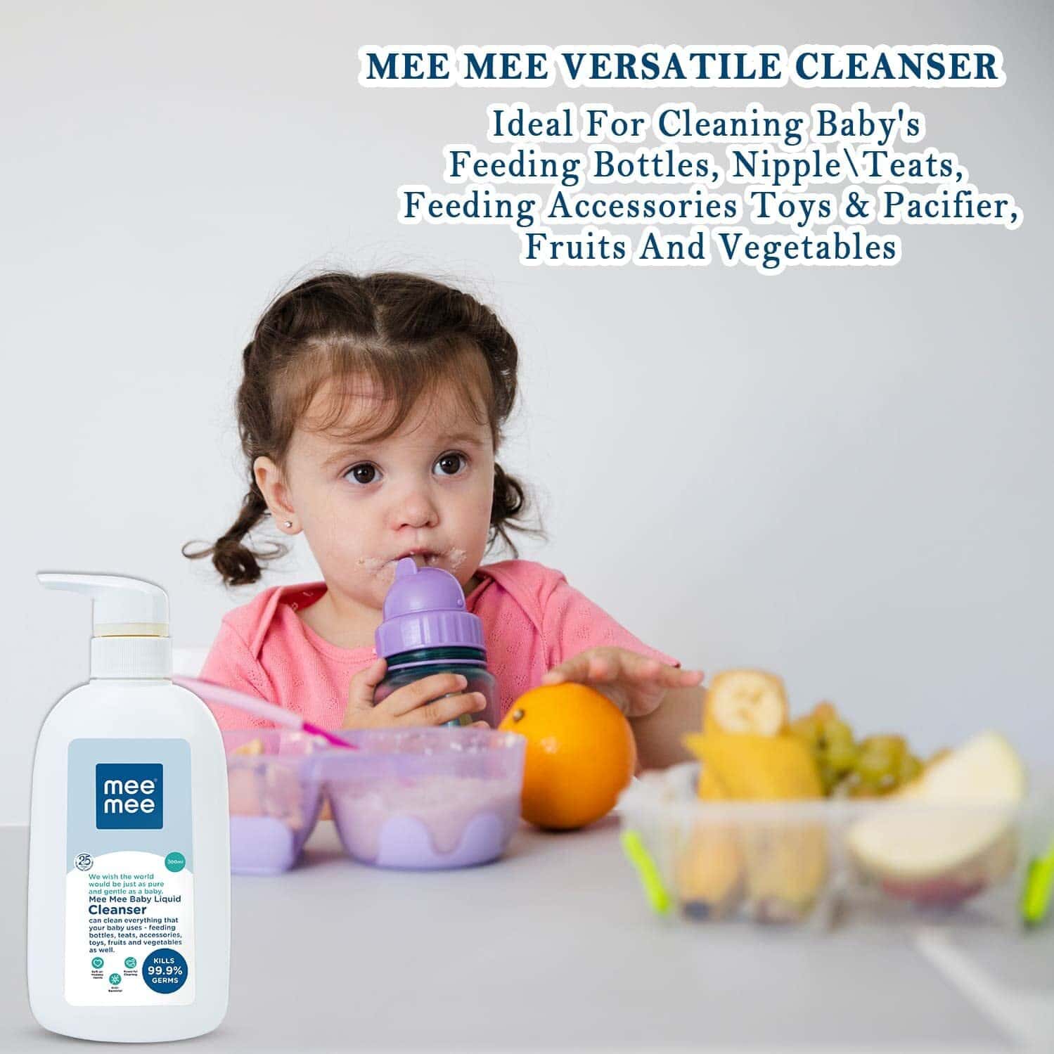 Buy MEEMEE BABY LIQUID CLEANSER, KILLS 99% GERM LIQUID DETERGENT (300 ...
