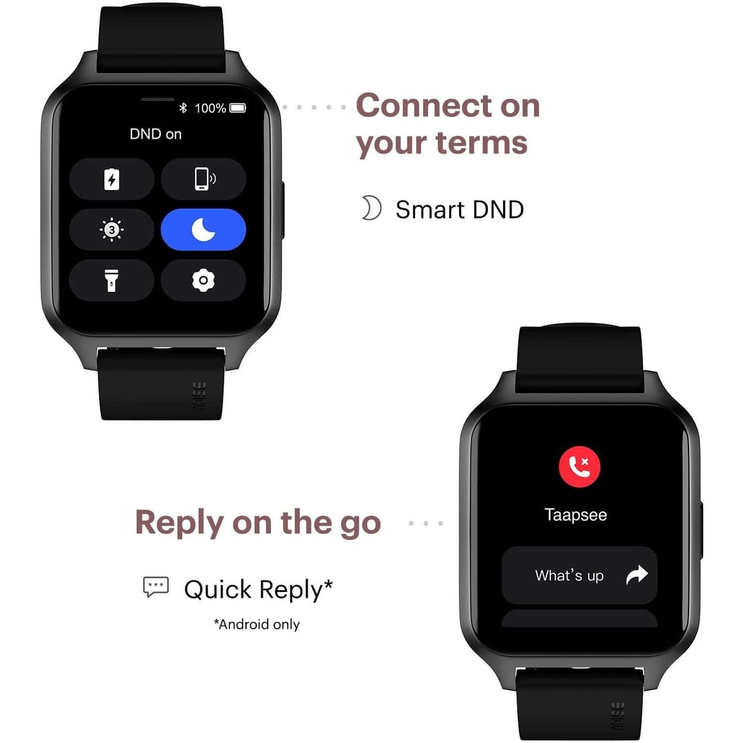 Buy NOISE COLORFIT BRIO SMARTWATCH (GREY) Online & Get Upto 60% OFF at ...