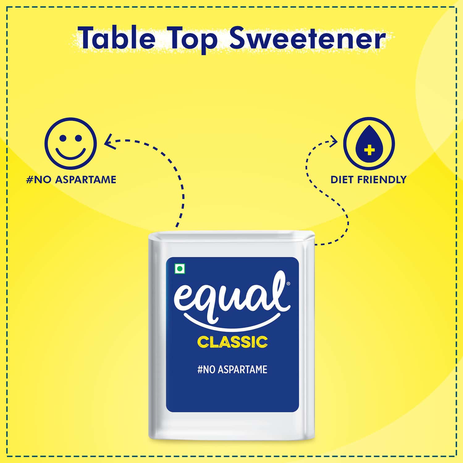 Buy EQUAL CLASSIC ZERO CALORIE SWEETENER |NO ASPARTAME| DIET FRIENDLY ...