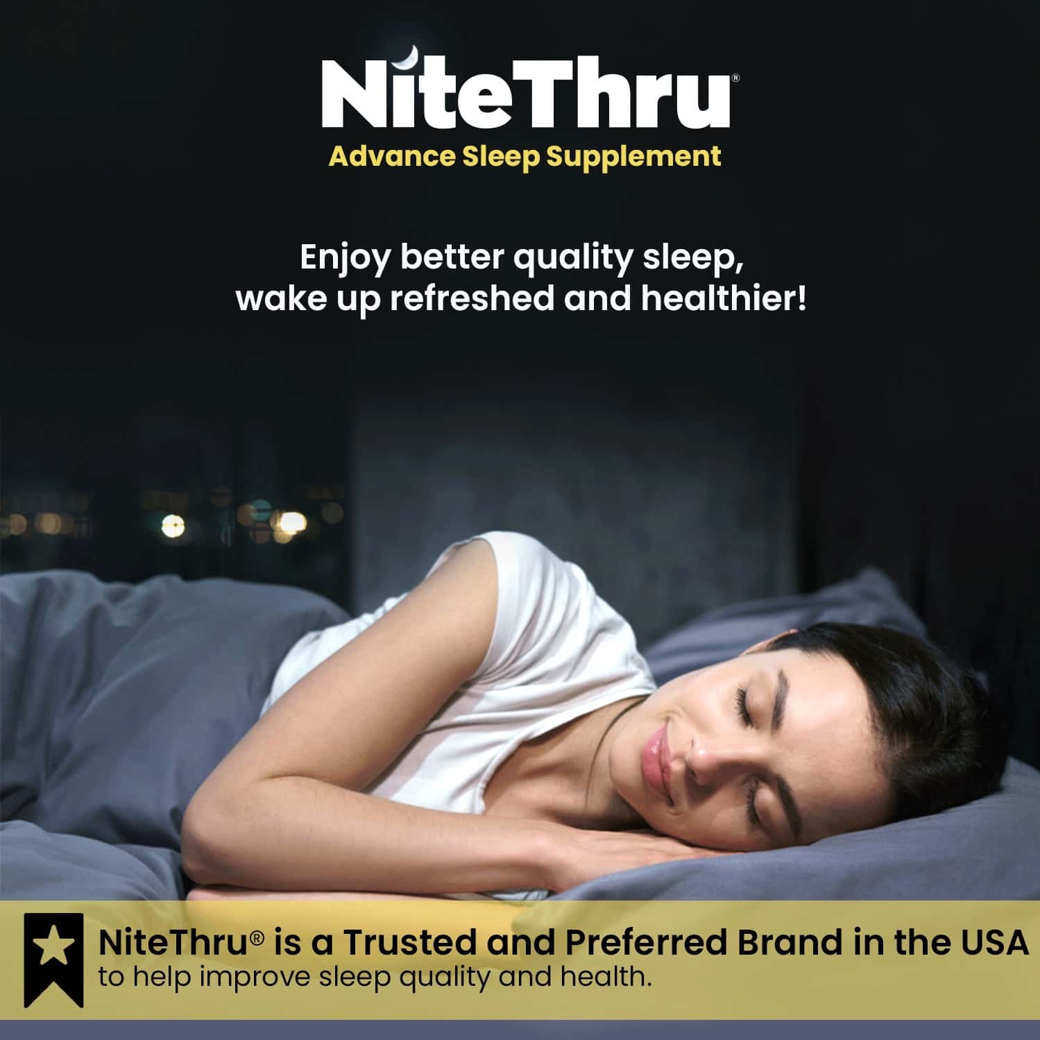 Buy NITE THRU ADVANCED MELATONIN HEALTH SUPPLEMENT 10MG 30 VEG CAPSULES ...