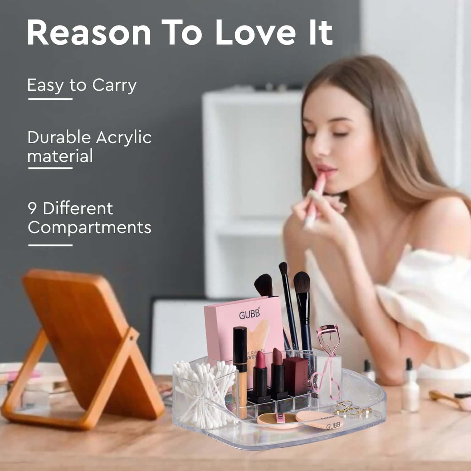 Buy GUBB COSMETICS MAKEUP ORGANIZER WITH 1C LOGO Online & Get Upto 60% ...