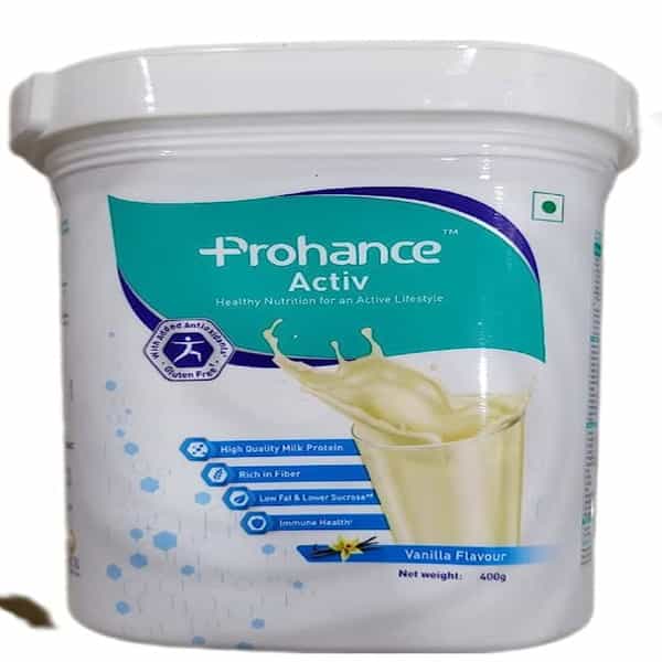 Buy PROHANCE ACTIVE VANILLA FLAVOUR JAR 400 Online & Get Upto 60% OFF ...