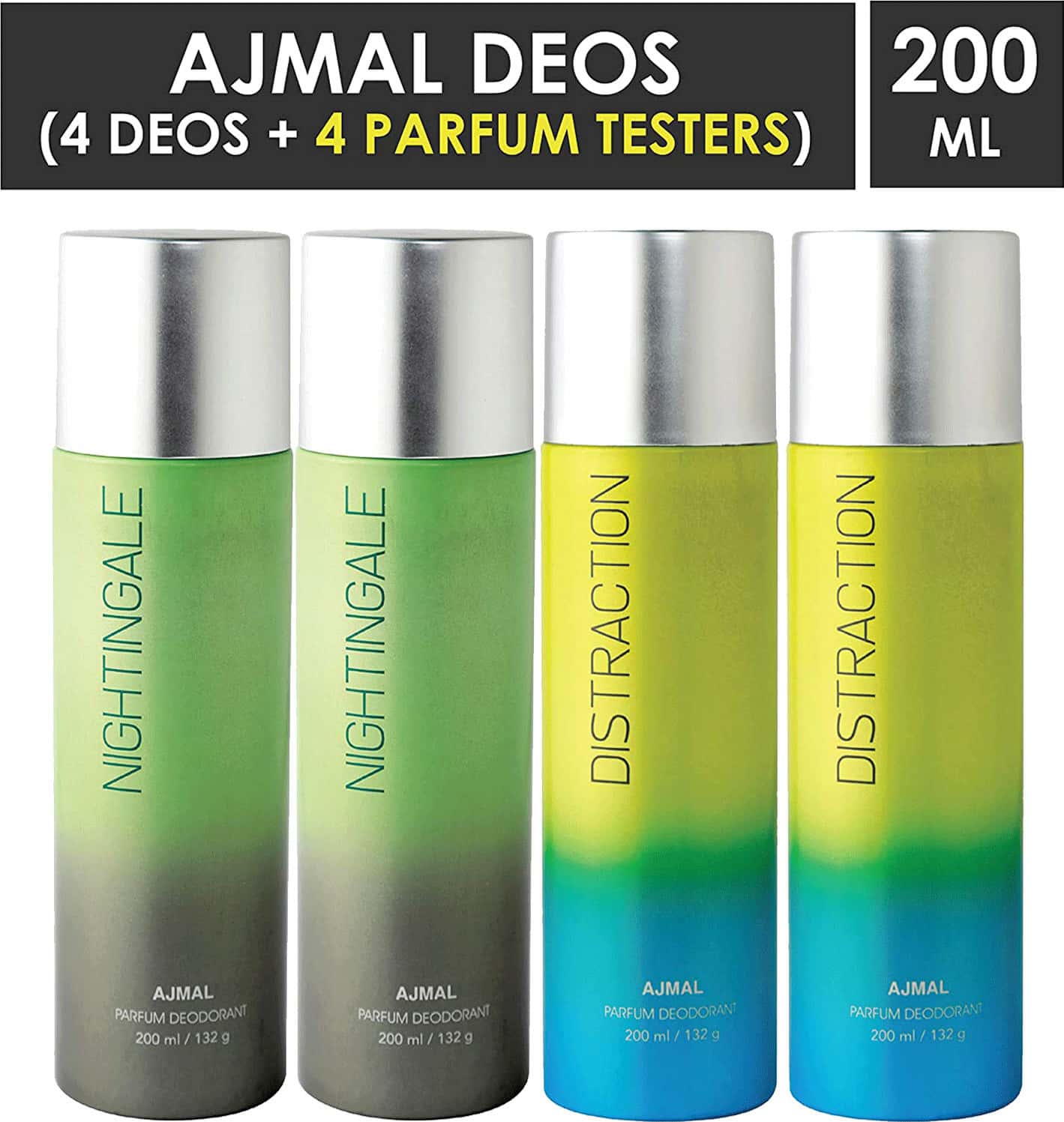 Buy AJMAL NIGHTINGALE & DISTRACTION DEODORANT COMBO Online & Get Upto ...