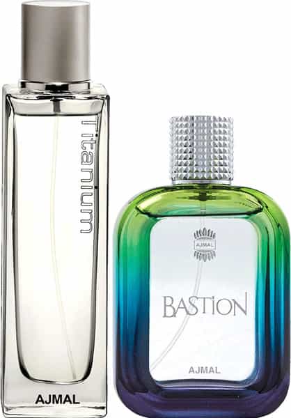 Buy AJMAL TITANIUM EDP 100ML PERFUME FOR MEN AND BASTION EDP 100ML ...