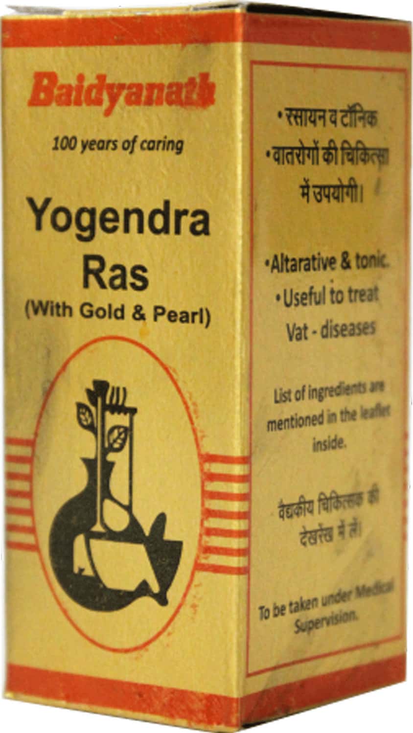 Buy BAIDYANATH NAGPUR YOGENDRA RAS 10 TABLET Online & Get Upto 60% OFF ...