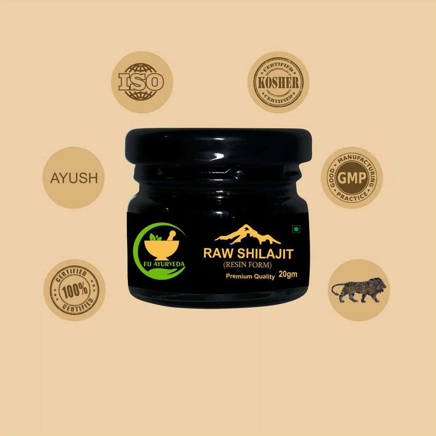 Buy FIJ AYURVEDA RAW AYURVEDIC SHILAJIT/SHILAJIT RESIN (SEMI LIQUID ...