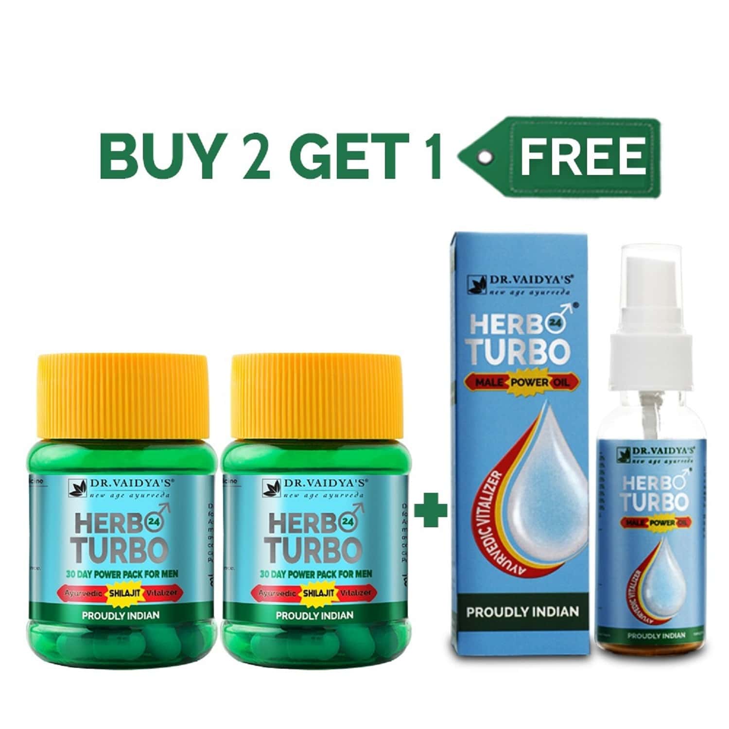 Buy Dr. Vaidya'S Ayurvedic Male Wellness Pack | Ayurvedic Shilajit ...