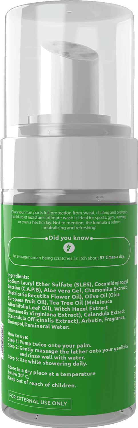 Buy MOJOCARE INTIMATE FOAMING WASH FOR MEN 100ML Online & Get Upto 60% ...