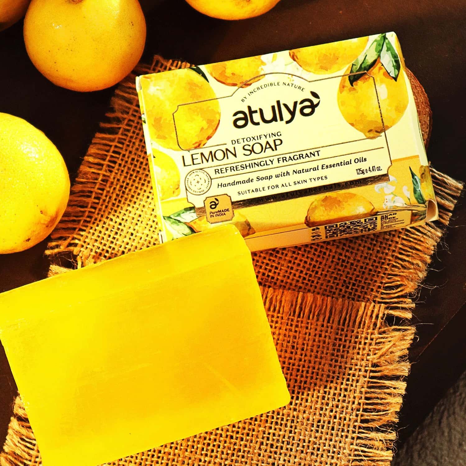 Buy ATULYA LEMON SOAP 125 GM Online & Get Upto 60% OFF at PharmEasy