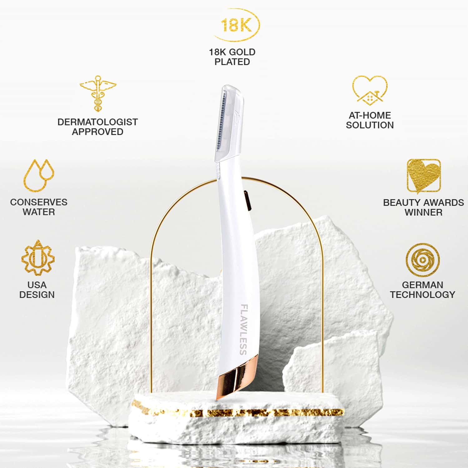 Buy FINISHING TOUCH FLAWLESS DERMAPLANE GLOW FACIAL EXFOLIATER Online ...