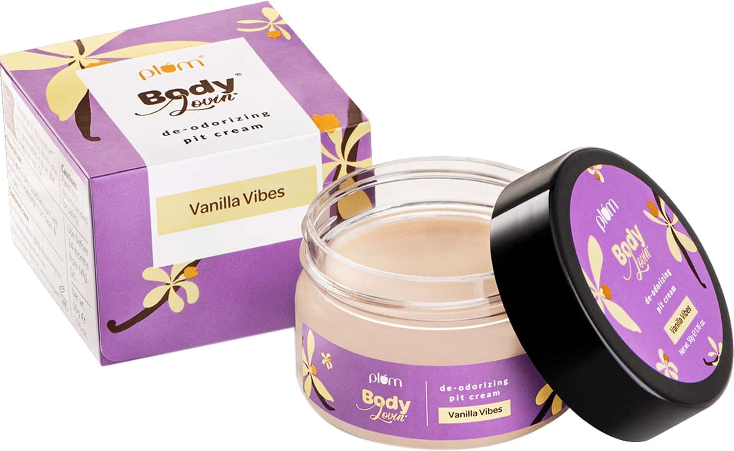 Buy PLUM BODYLOVIN' VANILLA VIBES DE- ODORIZING PIT CREAM - 50GM Online ...