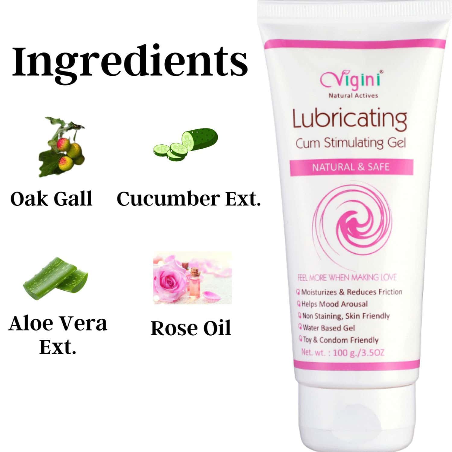 Buy VIGINI HOT 2 IN 1 SENSUAL LUBRICANT LUBE LONG TIME INCREASE ...
