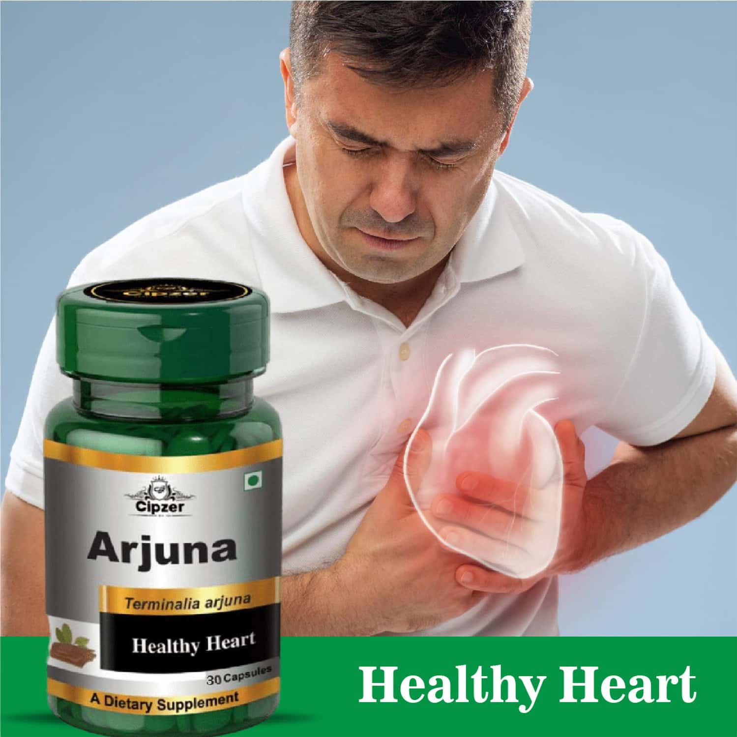 Buy CIPZER ARJUNA CAPSULES OPTIMIZE HEART, ENHANCE ARTERIAL BLOOD FLOW ...
