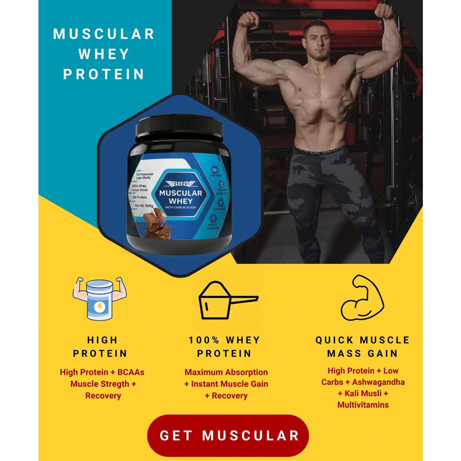 Buy SOS NUTRITION MUSCULAR WHEY PROTEIN MEN HERBS MULTIVITAMINS ...