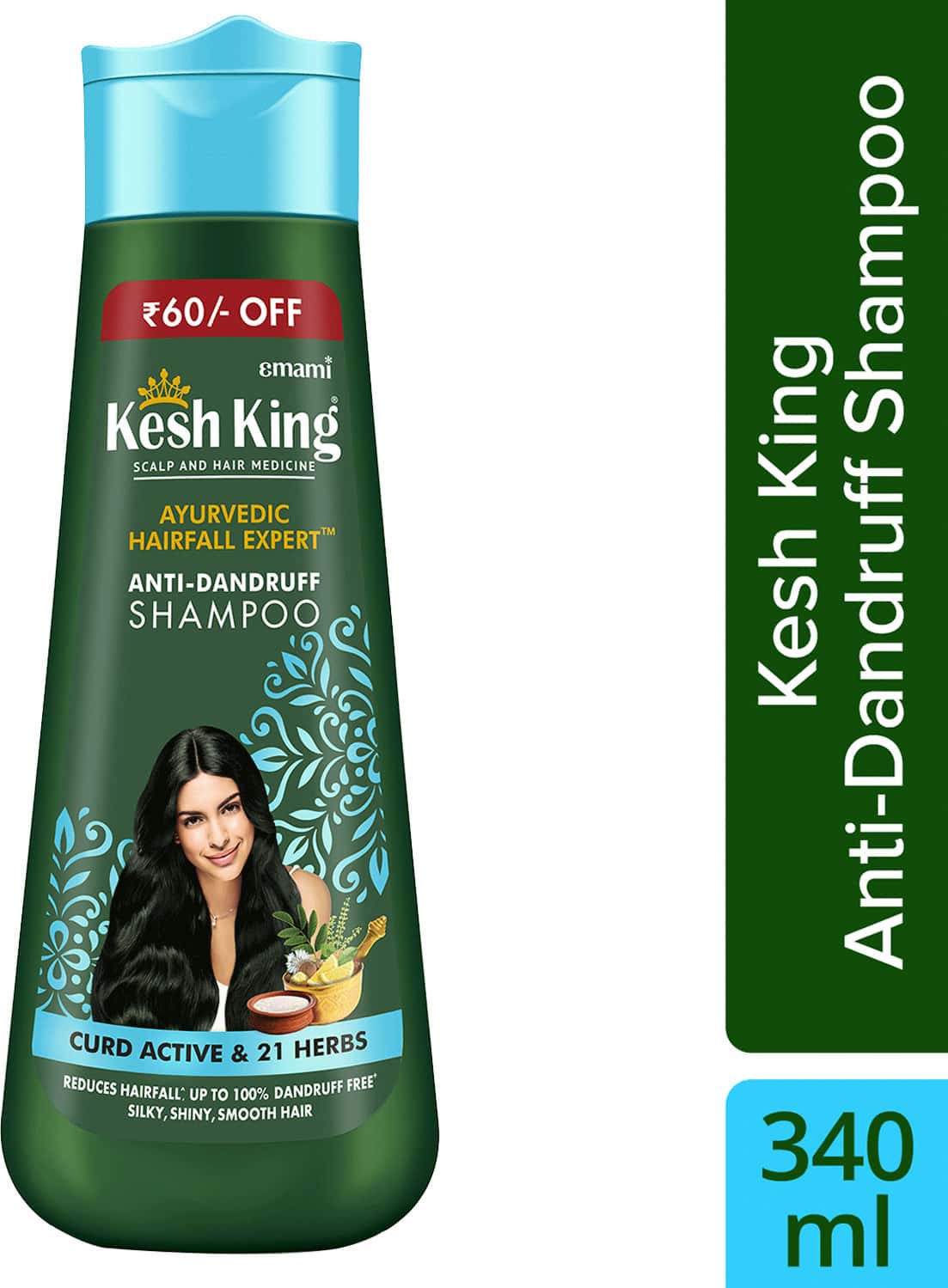 Buy EMAMI KESH KING SCALP AND HAIR MEDICINE ANTI-DANDRUFF SHAMPOO 340ML Online & Get Upto 60% ...