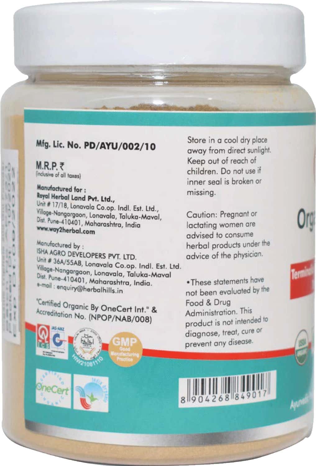 Buy WAY2HERBAL ORGANIC TRIPHALA POWDER 200 GRAM - PACK OF 2 Online ...