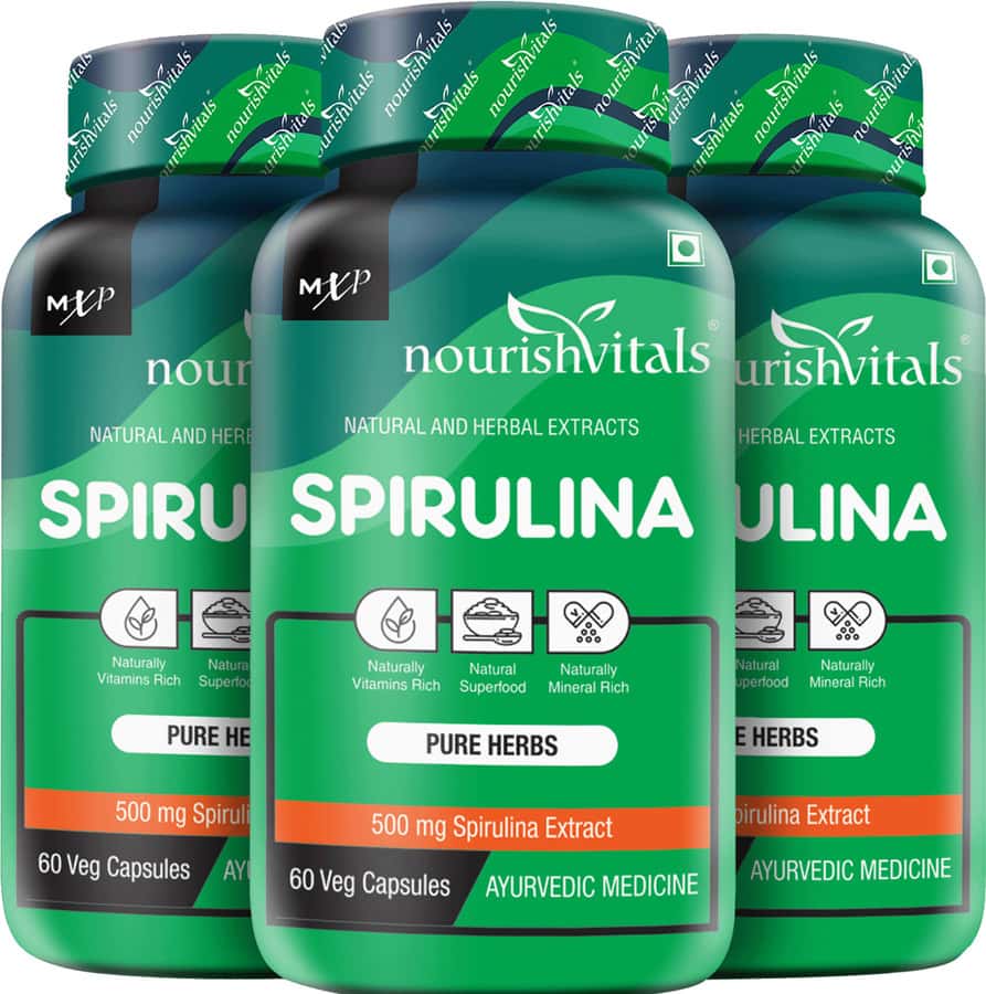 Buy HIMALAYAN ORGANICS SPIRULINA 120 CAPSULES Online & Get Upto 60% OFF ...