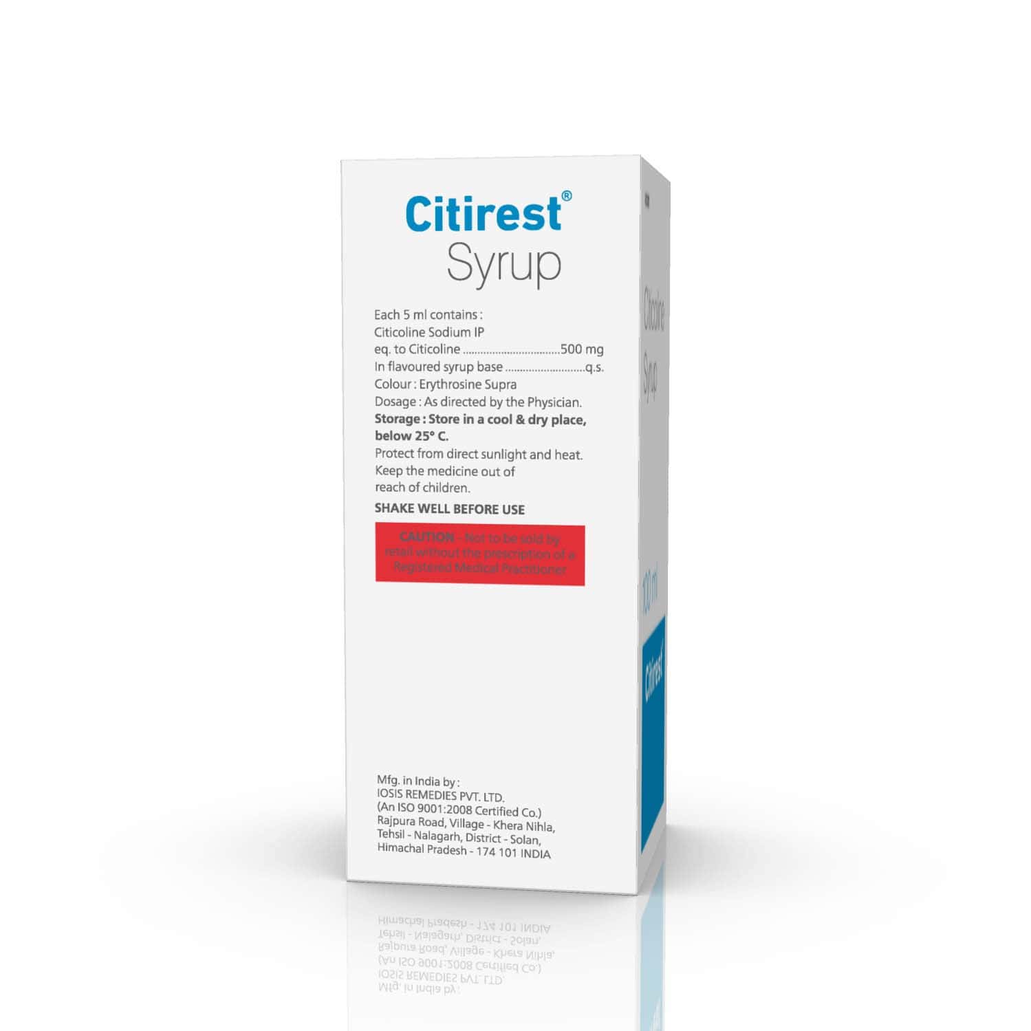Buy Citirest 500 MG/5ML Syrup (100) Online at Flat 15% OFF | PharmEasy