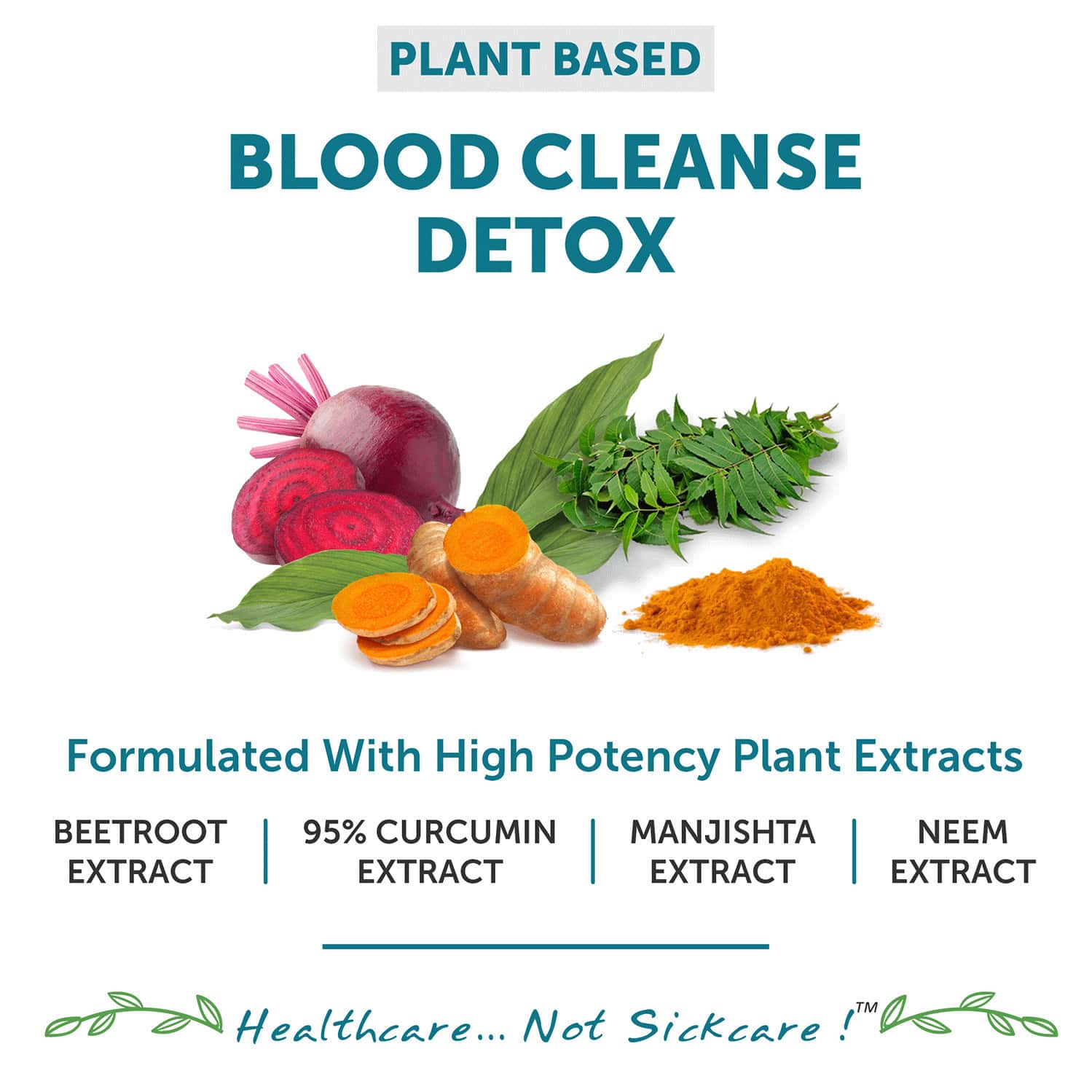 Buy BLISS WELNESS BLOOD DETOX |CURCUMIN BEETROOT MANJISTHA NEEM EXTRACT ...