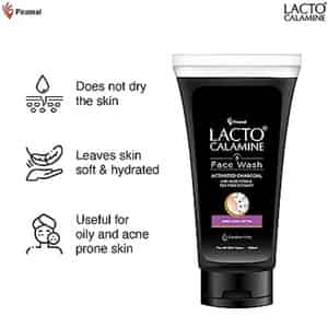 Buy LACTO CALAMINE ACTIVATED CHARCOAL FACE WASH 100 ML | KAOLIN CLAY ...