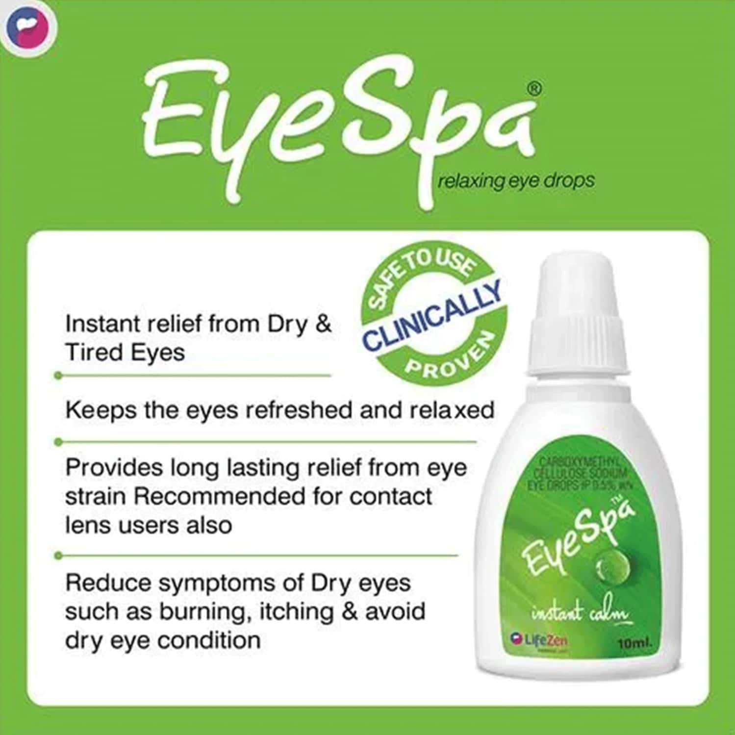 Buy EYE SPA RELAXING EYE DROPS - 10 ML Online & Get Upto 60% OFF at ...