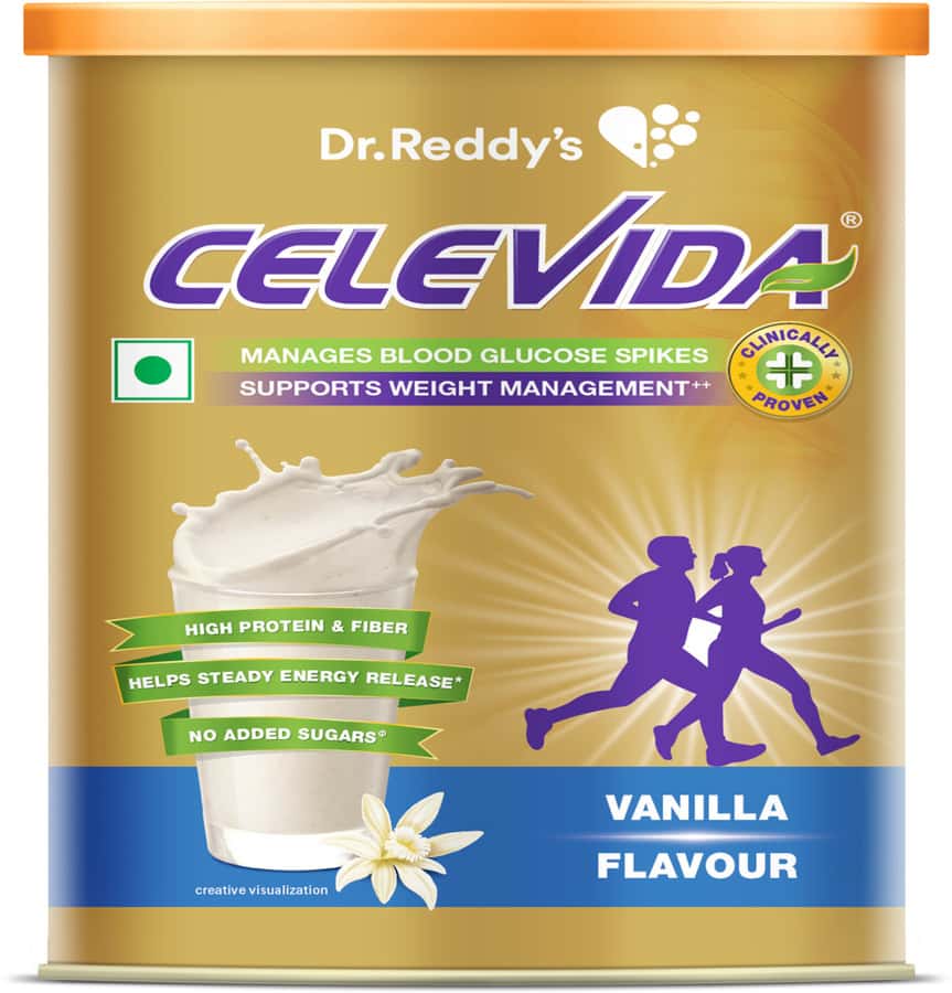 Buy CELEVIDA EN VANILLA FLAVOUR TIN OF 400GM ORAL POWDER Online & Get ...